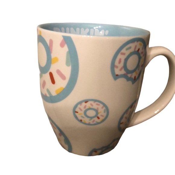Dunkin’ Donuts | Dining | Dunkin Donuts Mug With Blue Interior | Poshmark